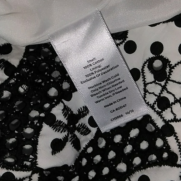 Talbots | Skirts | Nwt Talbots P Skirt Polka Dot Whiteb Ca23147 | Poshmark